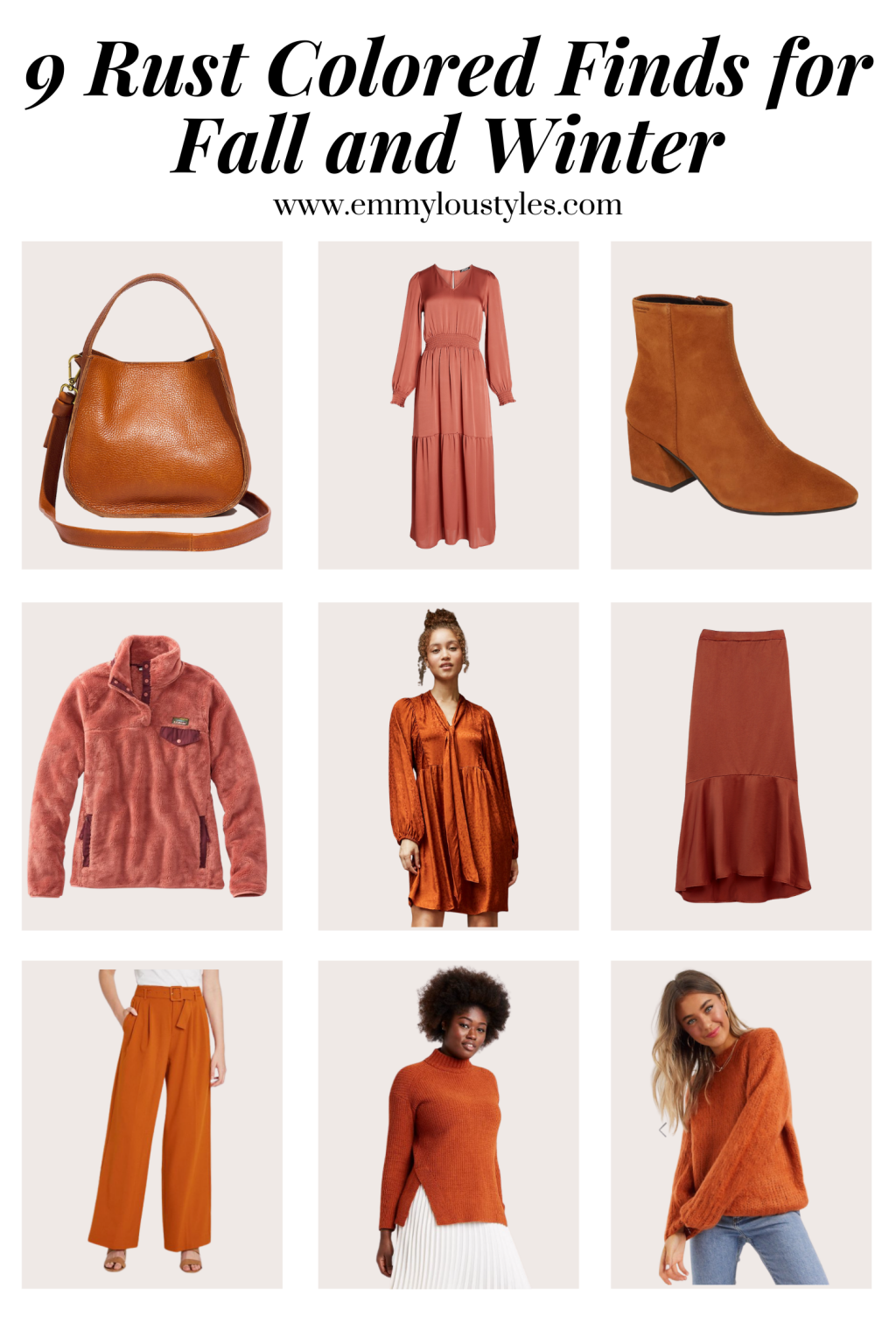 9 Rust Colored Finds for Fall and Winter - Emmy Lou Styles